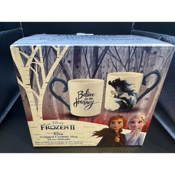 Disney | Dining | Frozen 2 Disney Elsa Sculpted Licensed Ceramic 4 Oz ...